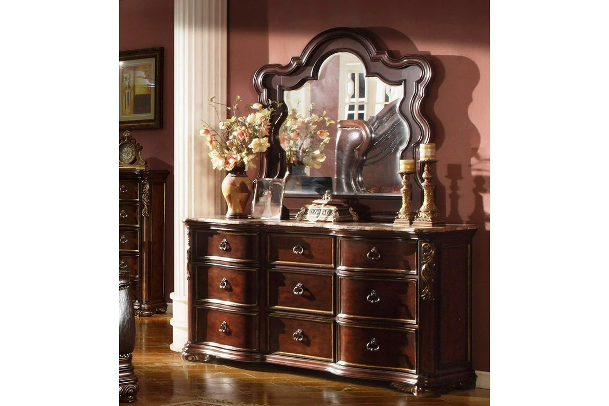 Classic Cherry Wood Dresser - Exotic & Rustic Furniture