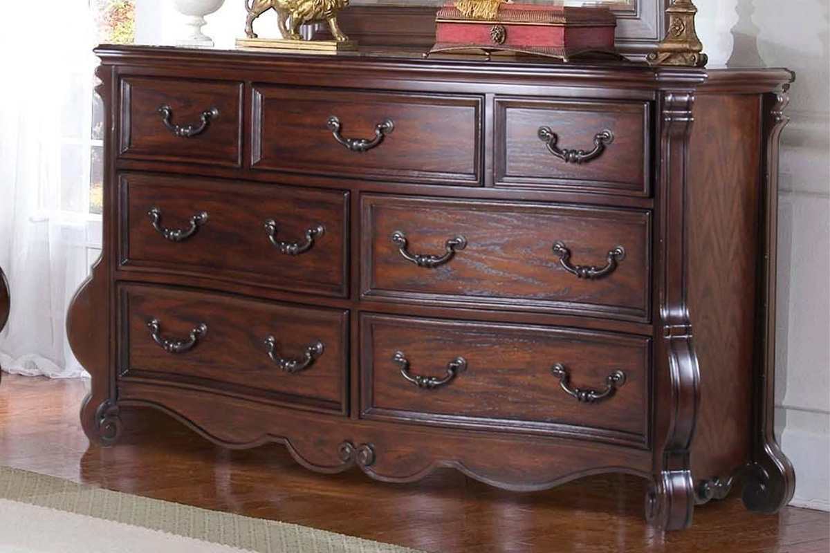 Classic Cherry Wood Dresser - Exotic & Rustic Furniture