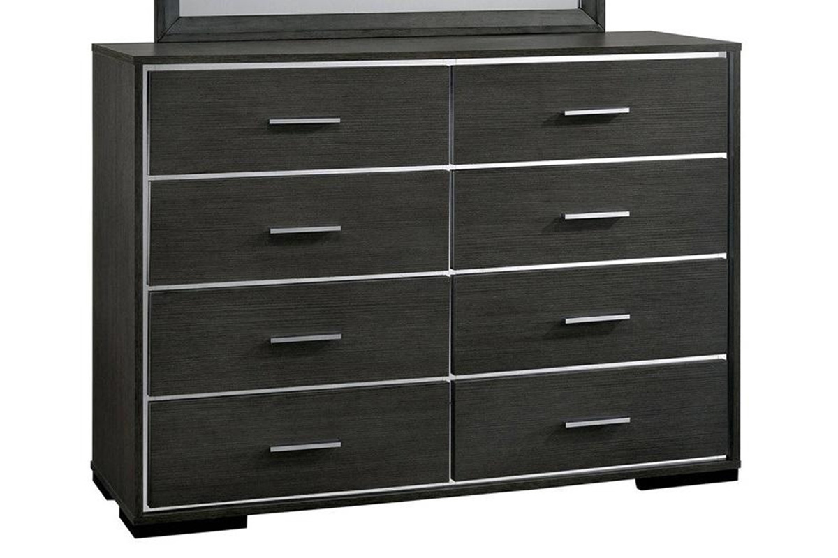 Camryn Contemporary Warm Grey Solid Wood Dresser - Exotic & Rustic ...
