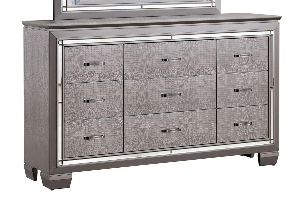 Bellanova Contemporary Silver Solid Wood Dresser - Exotic & Rustic ...